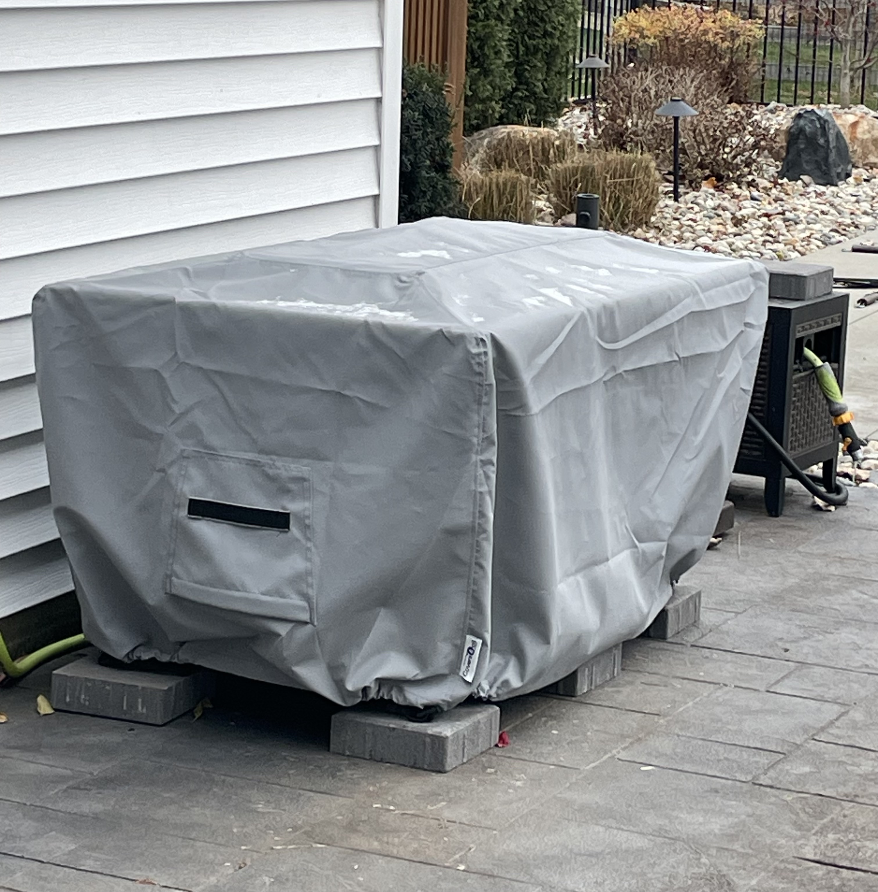 Shop Rectangular Fire Pit Cover | Covers & All Canada