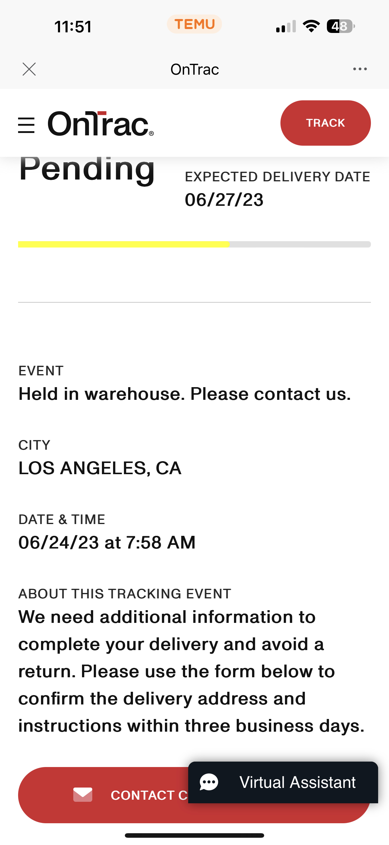 OnTrac Reviews - 1,008 Reviews of Ontrac.com | Sitejabber