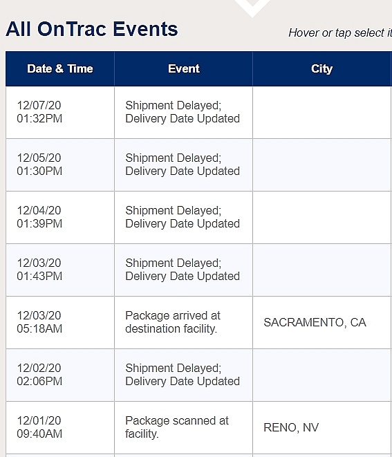 OnTrac Reviews - 386 Reviews of Ontrac.com | Sitejabber