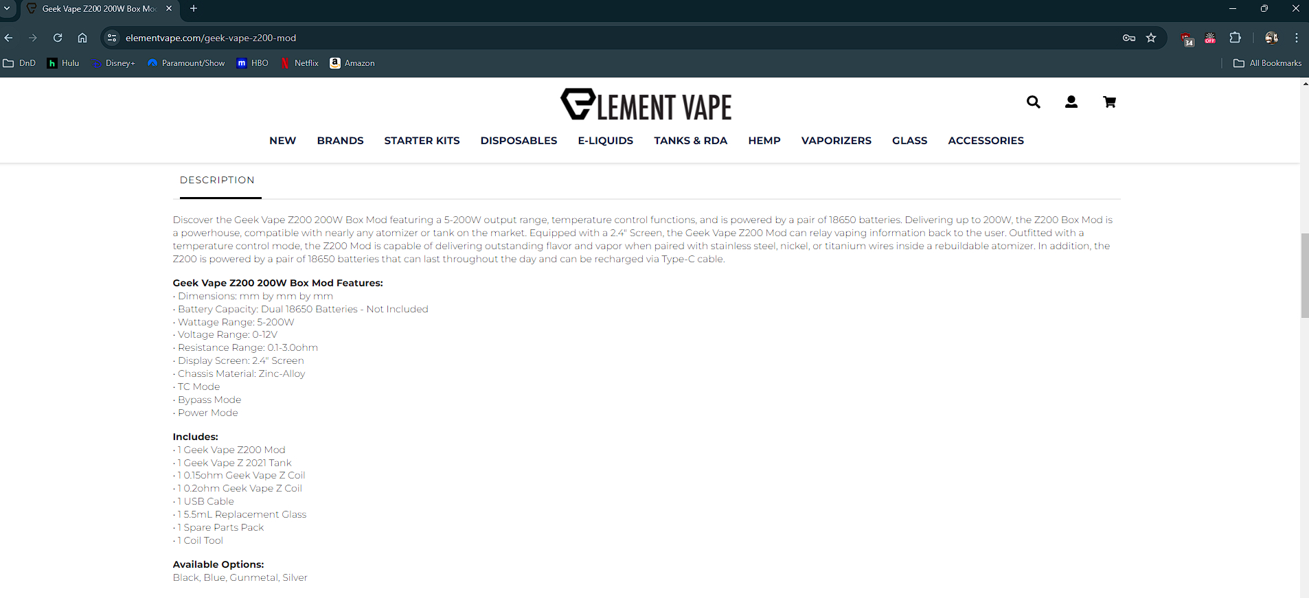 Element Vape Reviews - 1 Review of Elementvape.com | Sitejabber