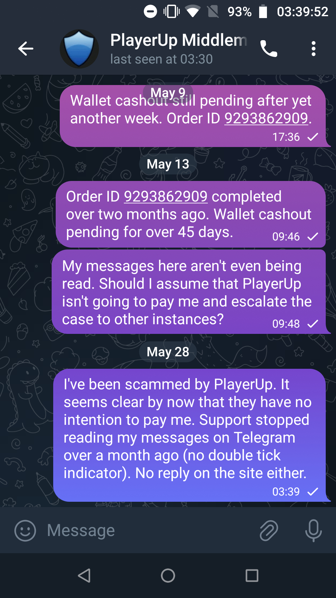 PlayerUp Reviews - 288 Reviews of Playerup.com | Sitejabber