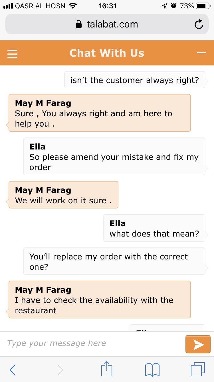 Talabat Reviews - 100 Reviews of Talabat.com | Sitejabber