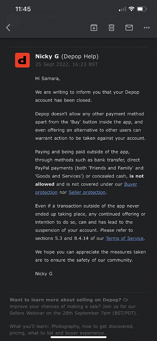 Depop Reviews - 188 Reviews of Depop.com | Sitejabber