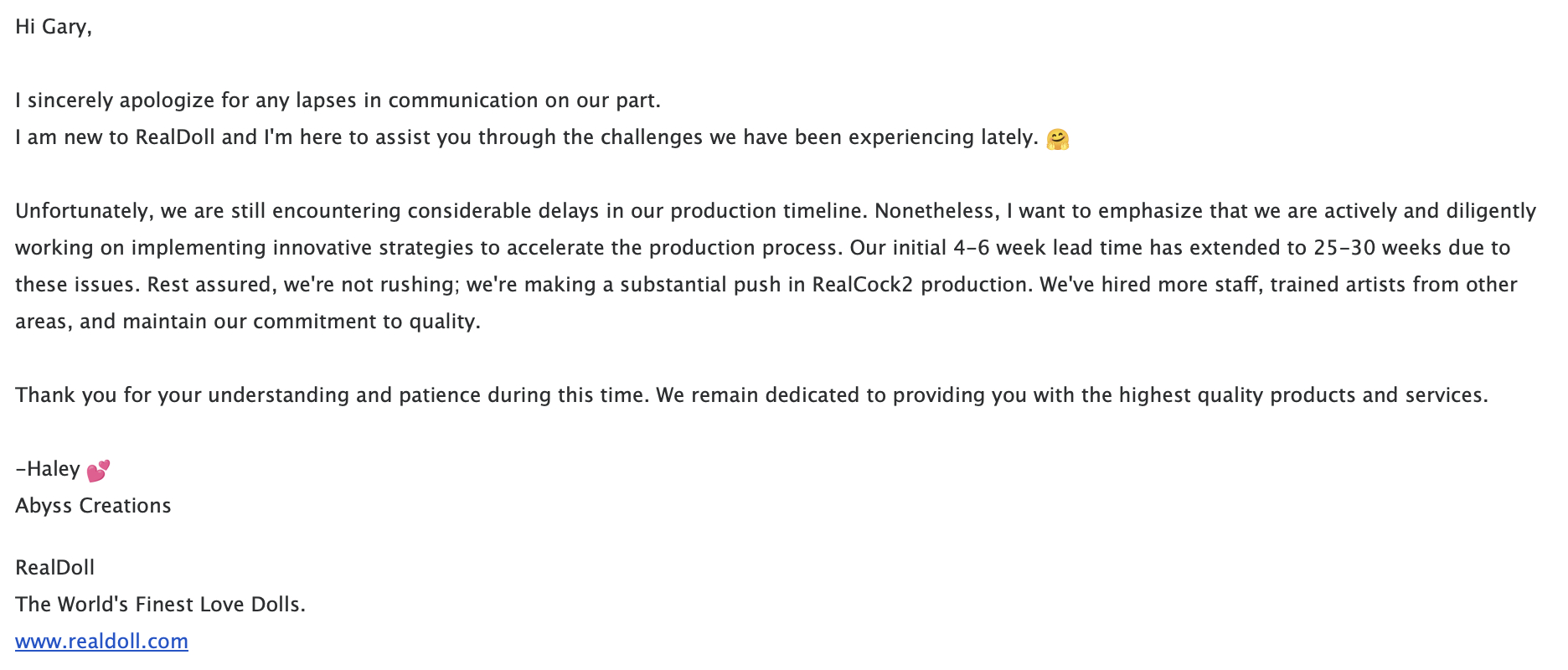 Realdoll Reviews - 3 Reviews of Realdoll.com | Sitejabber