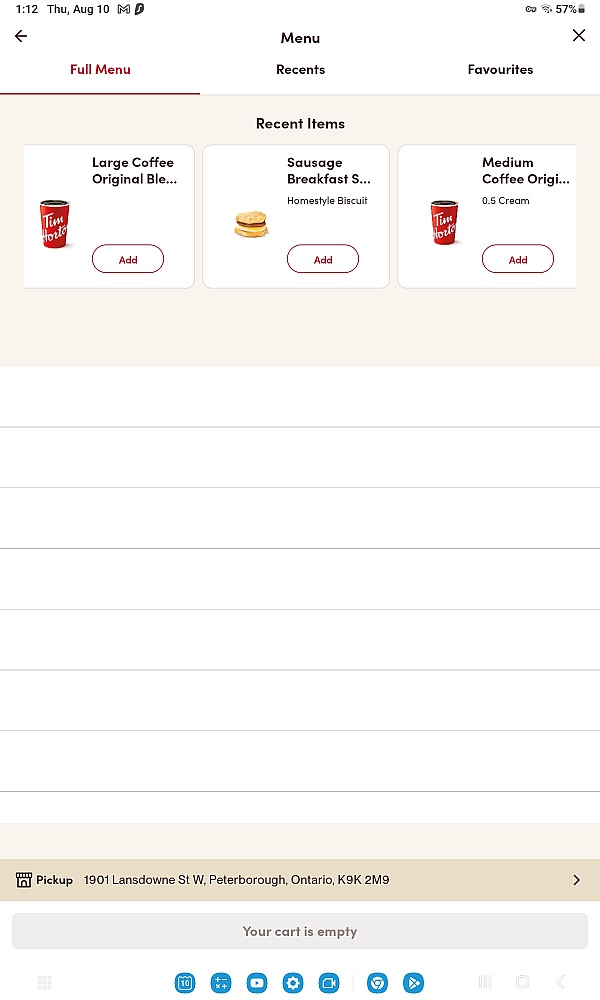 Tim Hortons Reviews - 320 Reviews of Timhortons.com | Sitejabber