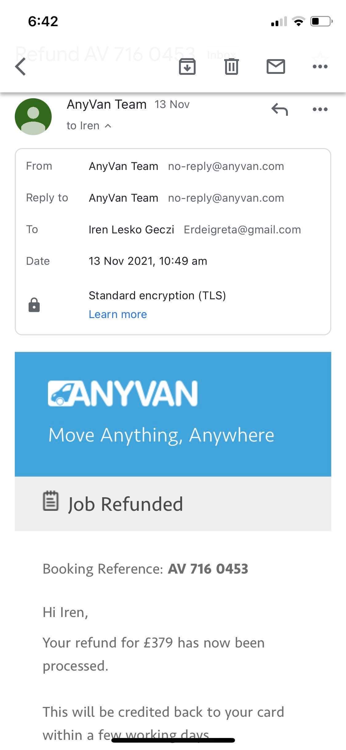 AnyVan Reviews - 660 Reviews of Anyvan.com | Sitejabber