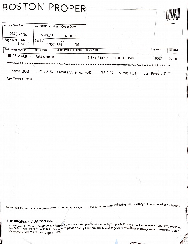 Boston Proper Reviews - 205 Reviews of Bostonproper.com | Sitejabber