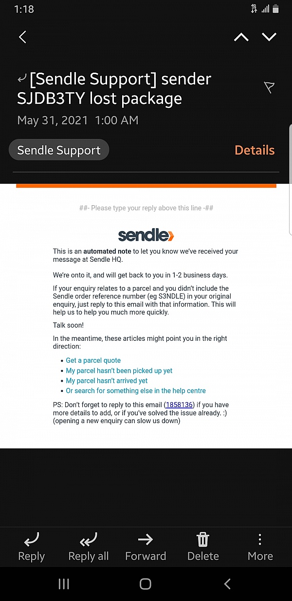 Sendle Reviews - 280 Reviews of Sendle.com | Sitejabber