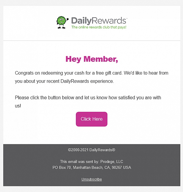 Daily Rewards Reviews - 123 Reviews of Dailyrewards.com | Sitejabber