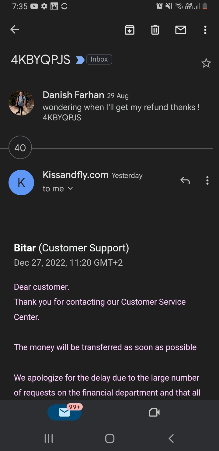 Kiss&Fly Reviews - 368 Reviews of Kissandfly.com | Sitejabber