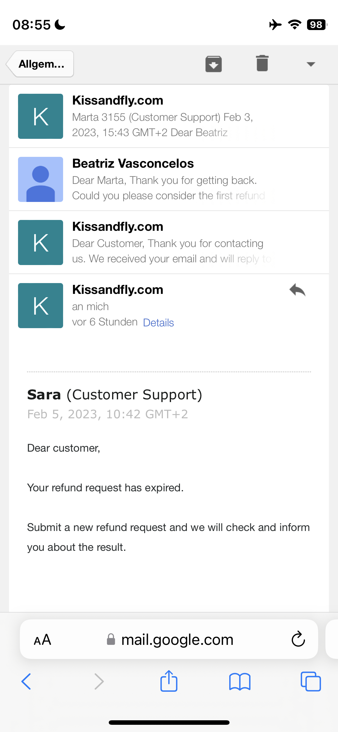 Kiss&Fly Reviews - 285 Reviews of Kissandfly.com | Sitejabber