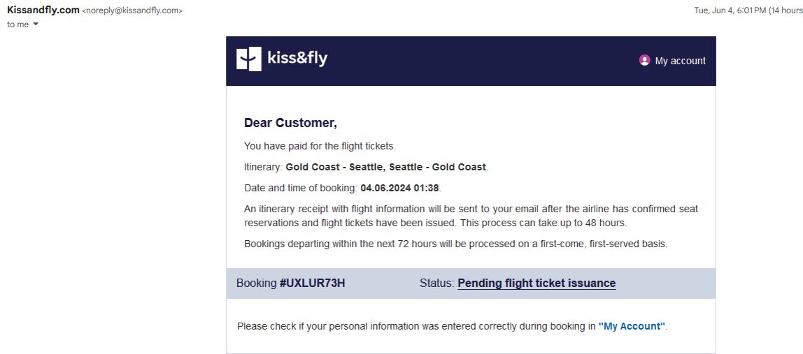 Kiss&Fly Reviews - 371 Reviews of Kissandfly.com | Sitejabber