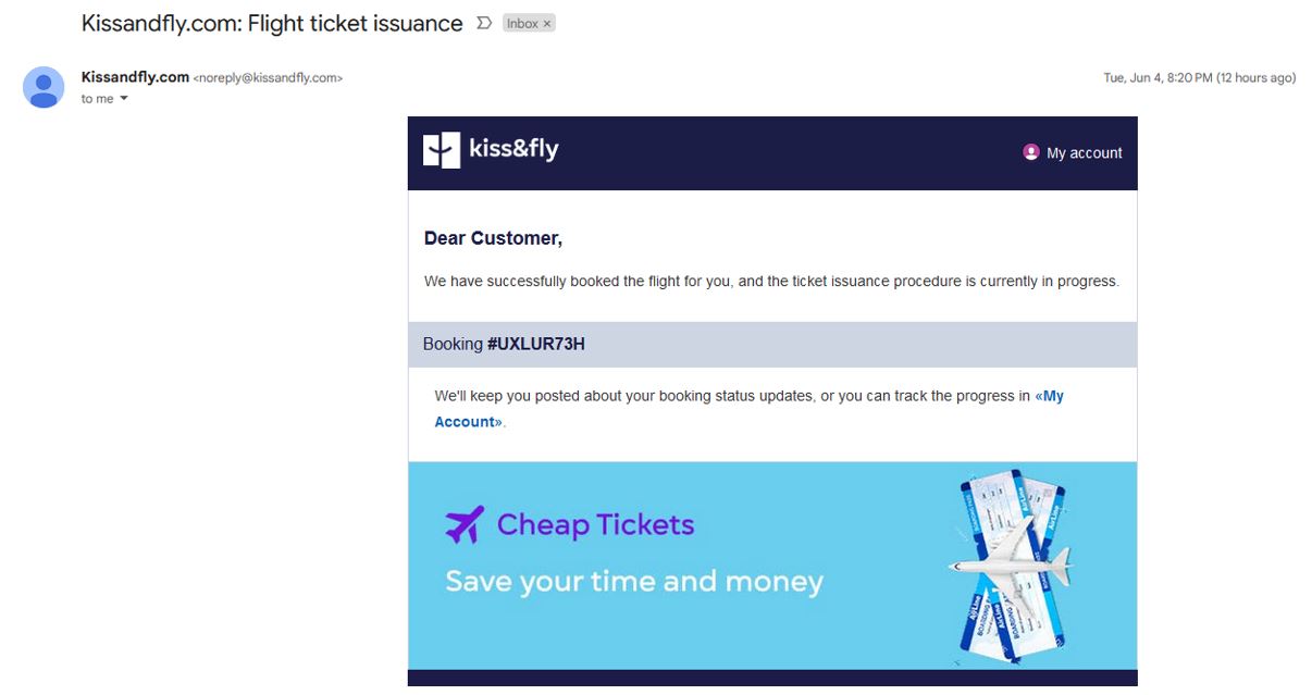 Kiss&Fly Reviews - 371 Reviews of Kissandfly.com | Sitejabber