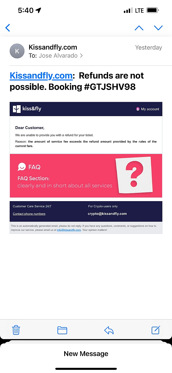 Kiss&Fly Reviews - 371 Reviews of Kissandfly.com | Sitejabber