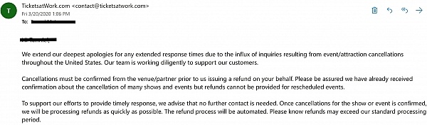 TicketsatWork Reviews - 82 Reviews of Ticketsatwork.com | Sitejabber