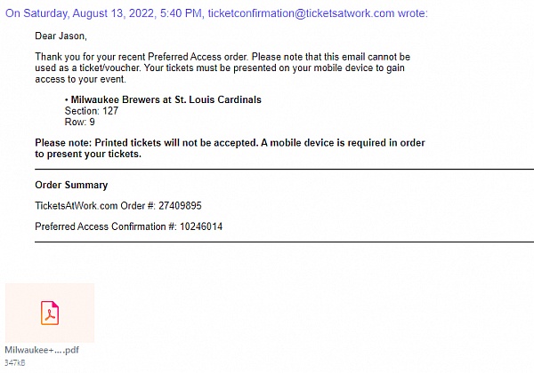 TicketsatWork Reviews - 262 Reviews of Ticketsatwork.com | Sitejabber