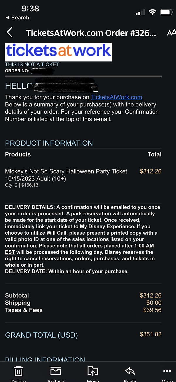 TicketsatWork Reviews - 346 Reviews of Ticketsatwork.com | Sitejabber