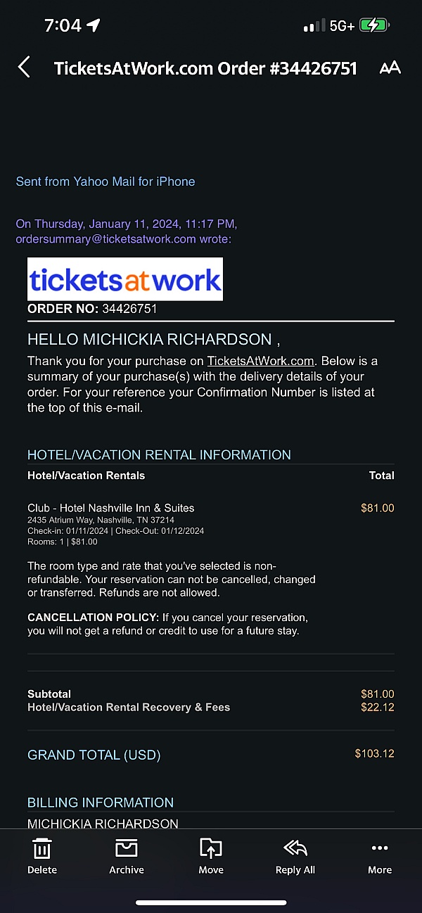 TicketsatWork Reviews - 362 Reviews of Ticketsatwork.com | Sitejabber