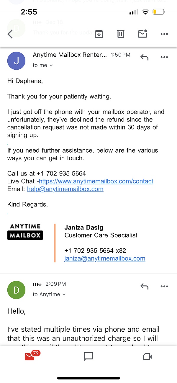 Anytime Mailbox Reviews - 35 Reviews of anytimemailbox.com | Sitejabber