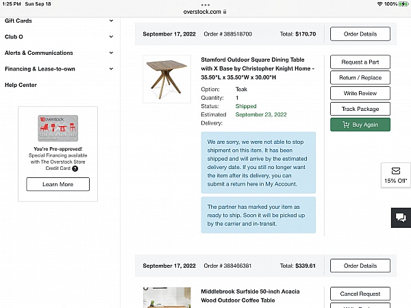 Overstock.com Reviews - 1,705 Reviews of Overstock.com | Sitejabber