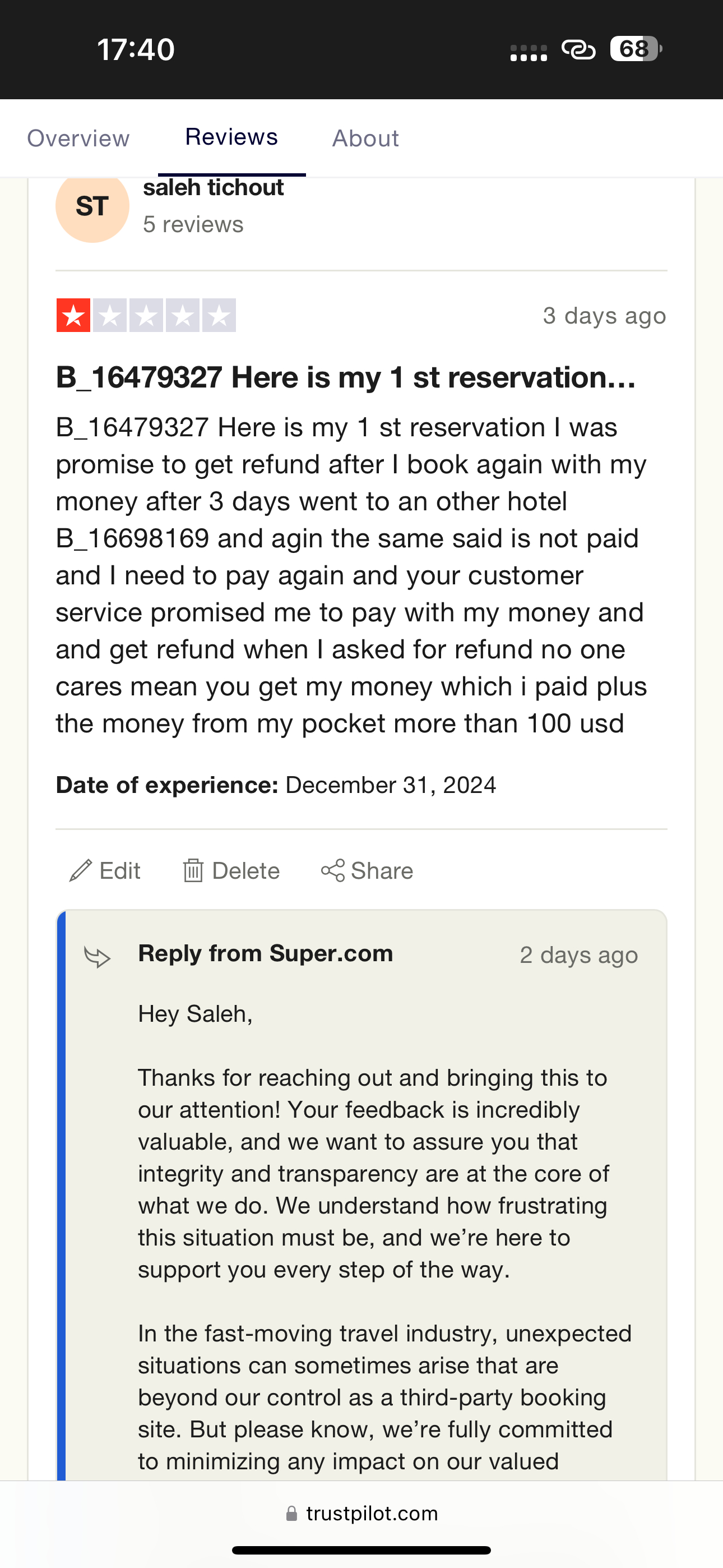 Super.com Reviews - 2,115 Reviews of Super.com | Sitejabber