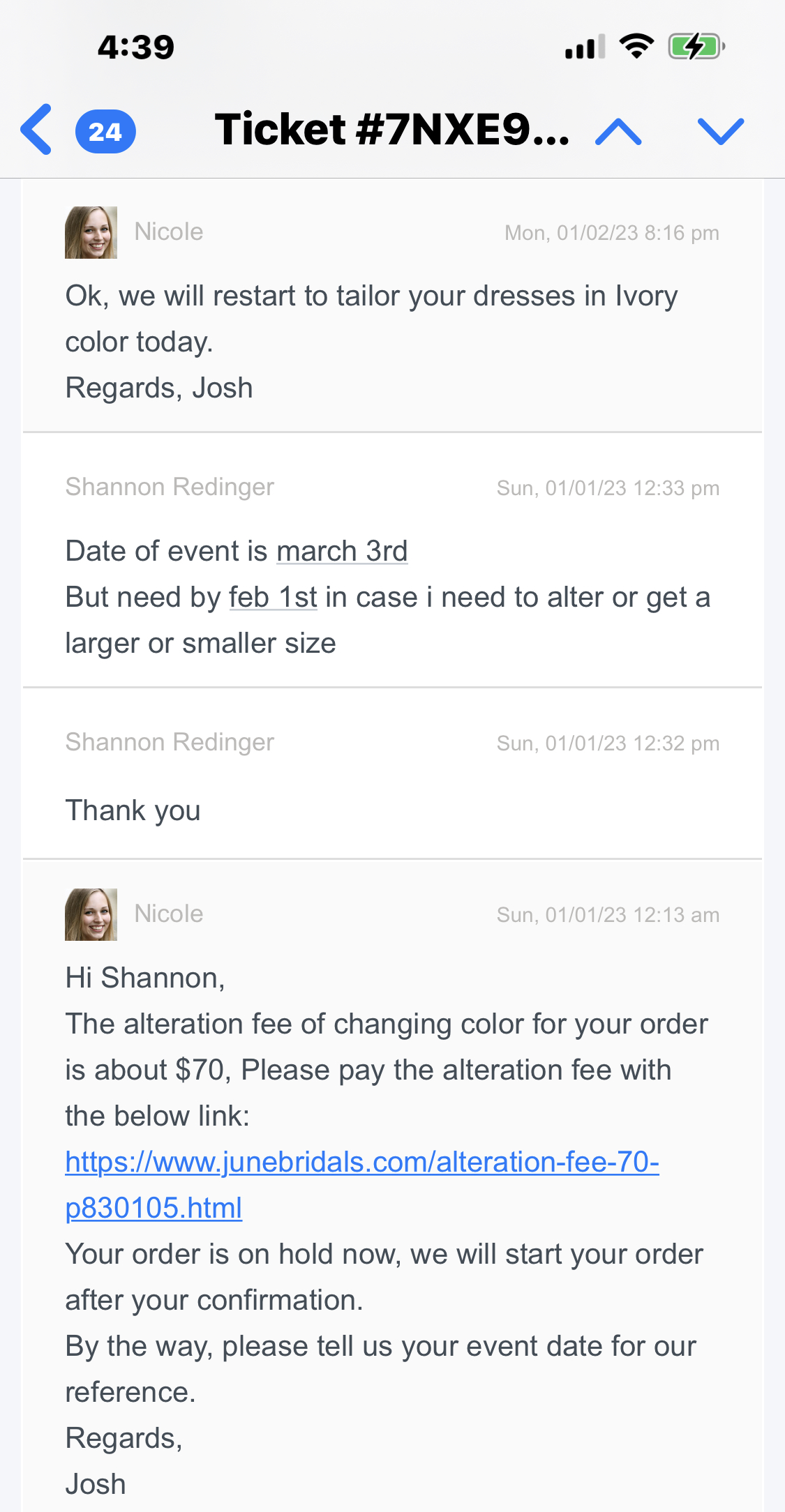 June Bridals Reviews - 463 Reviews of Junebridals.com | Sitejabber