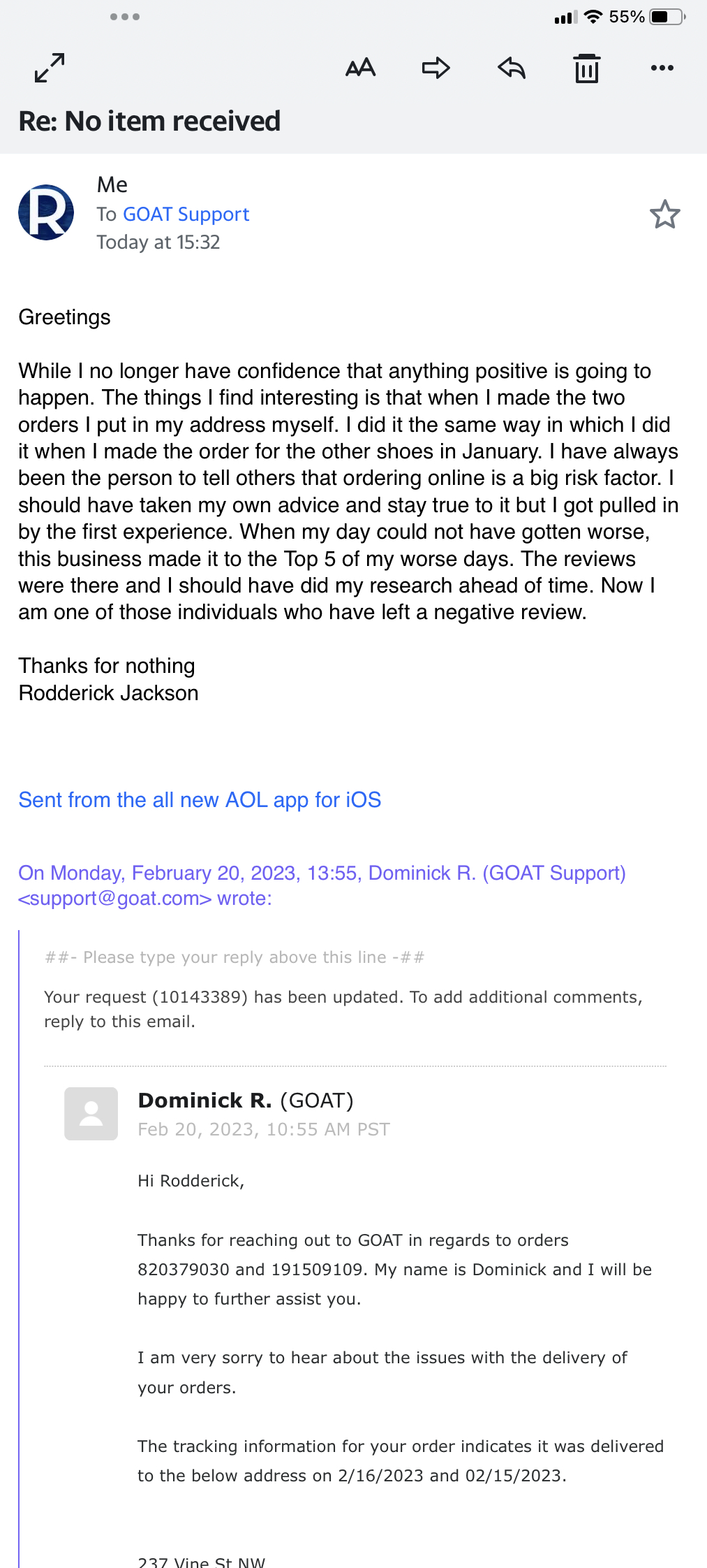 Goat Reviews - 118 Reviews of Goat.com | Sitejabber