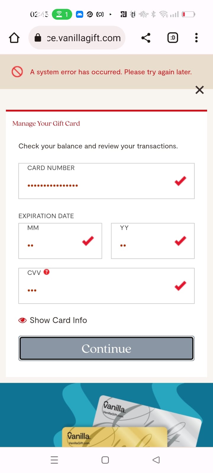 Vanilla gift Reviews - 405 Reviews of Vanillagift.com | Sitejabber