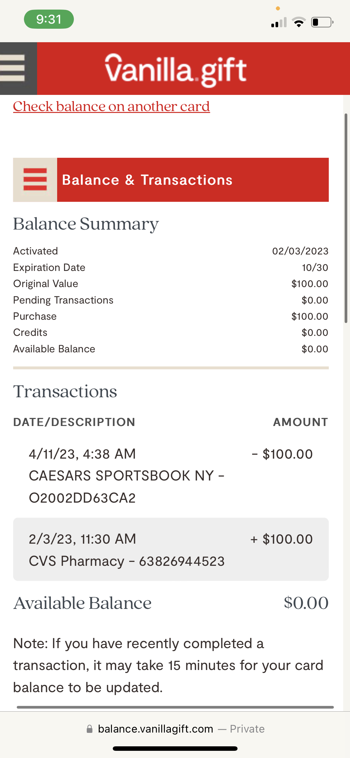 Vanilla gift Reviews - 230 Reviews of Vanillagift.com | Sitejabber