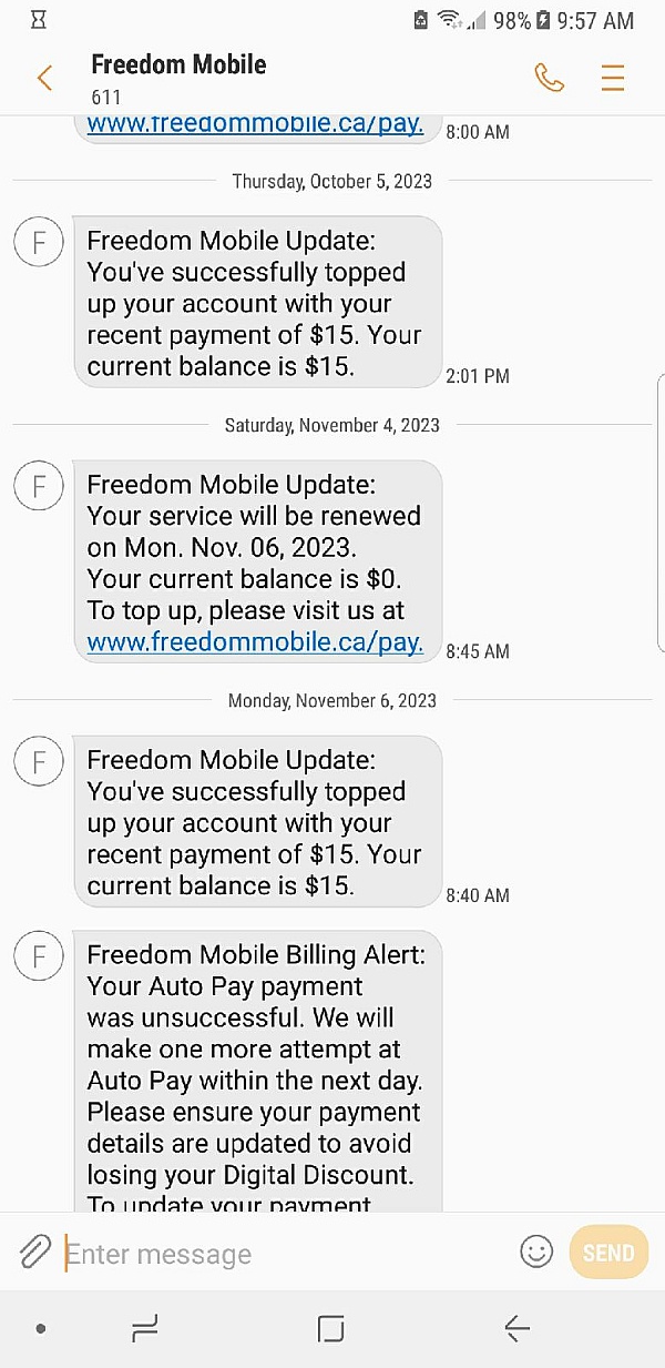 Freedom Mobile Reviews - 61 Reviews of Freedommobile.ca | Sitejabber