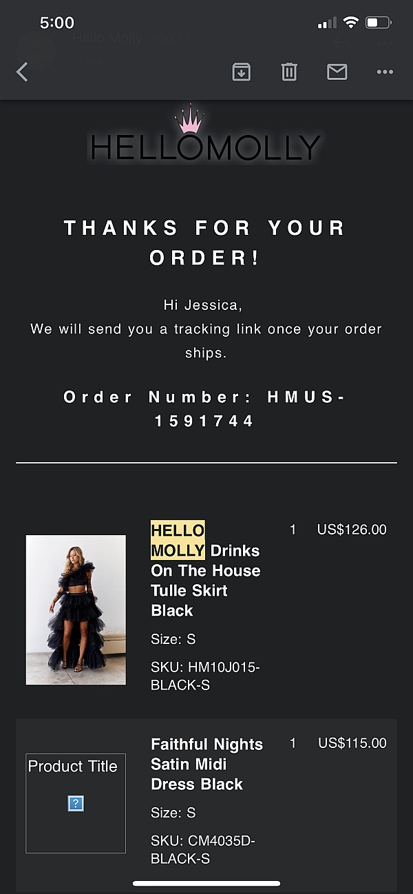 Hello Molly Reviews - 45 Reviews of Hellomolly.com | Sitejabber