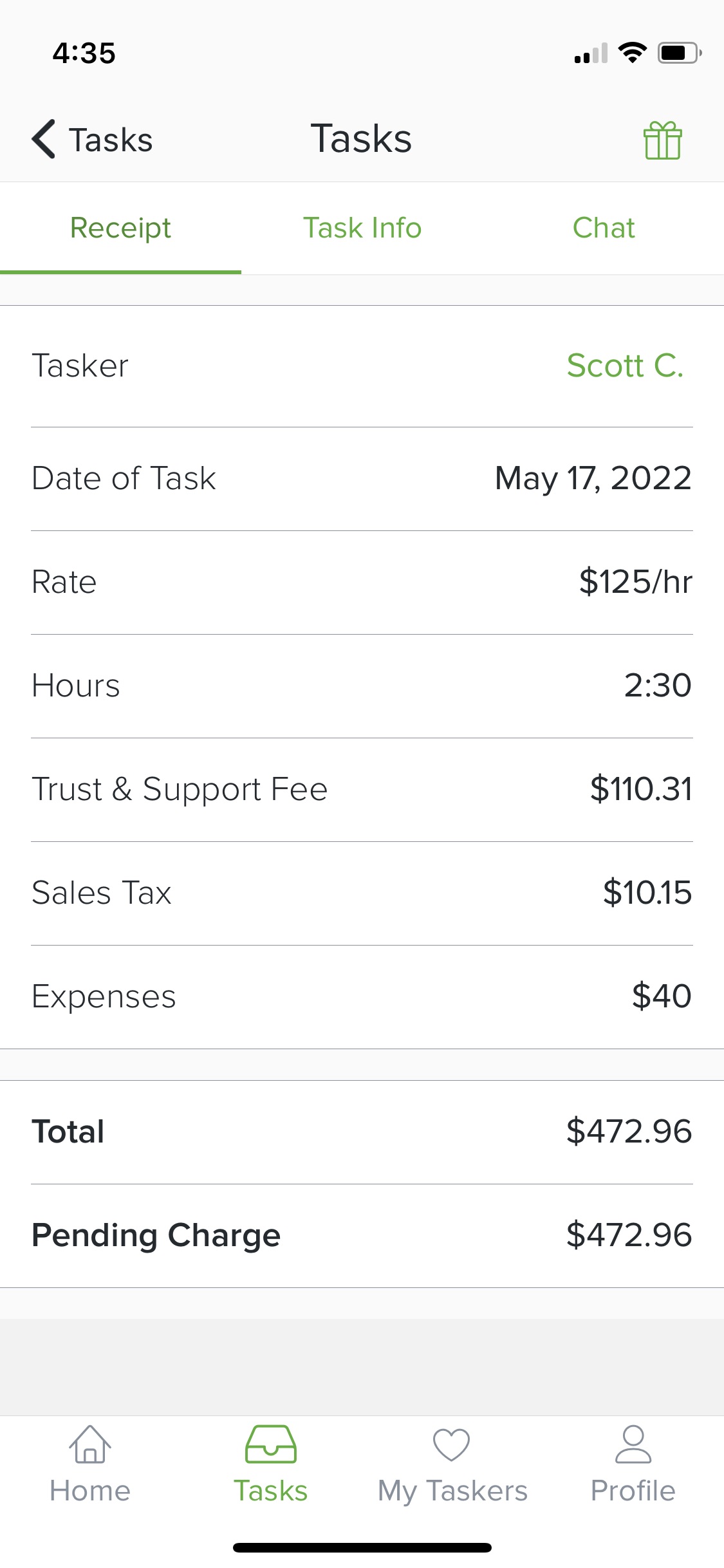 TaskRabbit Reviews - 487 Reviews of Taskrabbit.com | Sitejabber