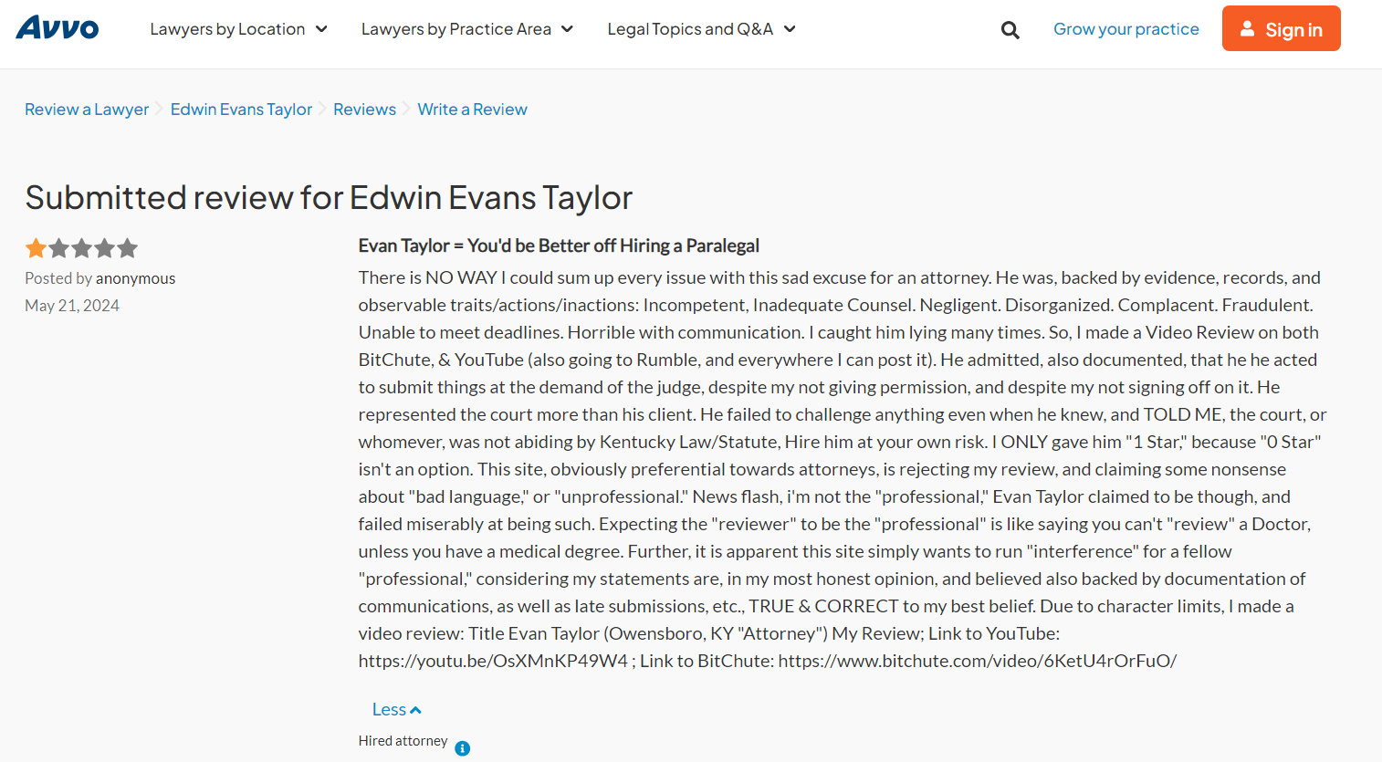 Avvo Reviews - 421 Reviews of Avvo.com | Sitejabber