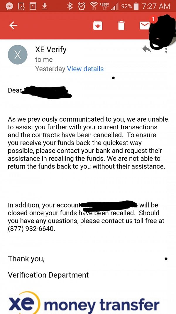 XE Reviews - 183 Reviews of Xe.com | Sitejabber