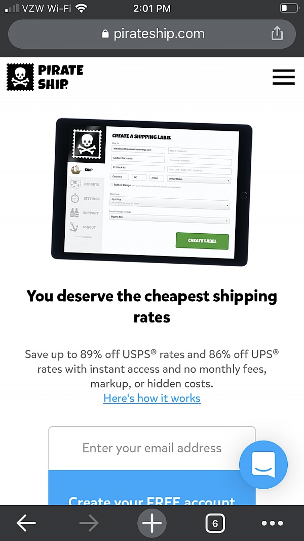 Pirate Ship Reviews - 4 Reviews of Pirateship.com | Sitejabber