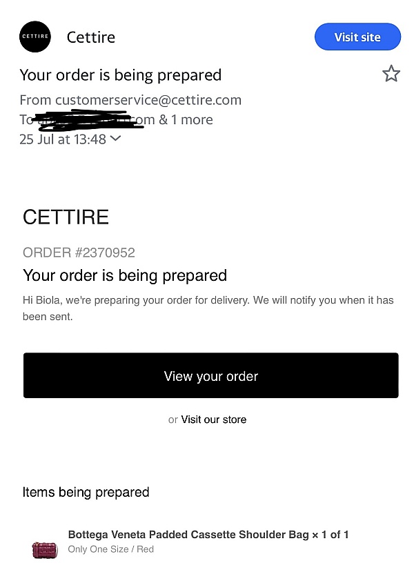 Cettire Reviews - 107 Reviews of Cettire.com | Sitejabber