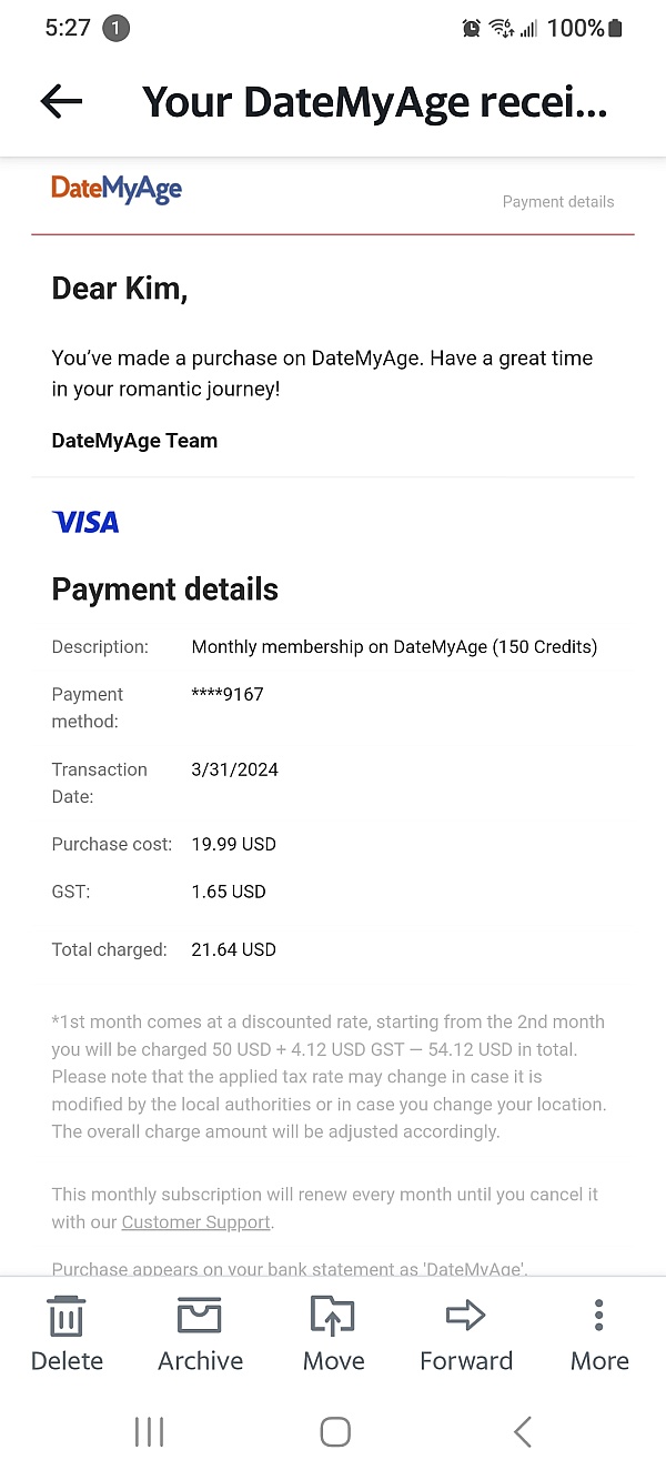 DateMyAge Reviews - 304 Reviews of Datemyage.com | Sitejabber