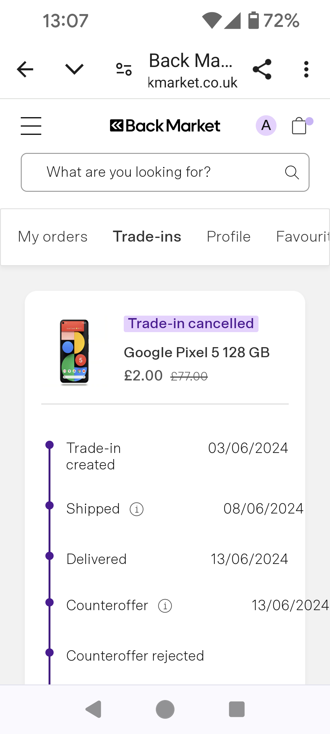 Back Market Reviews - 1,551 Reviews of Backmarket.com | Sitejabber