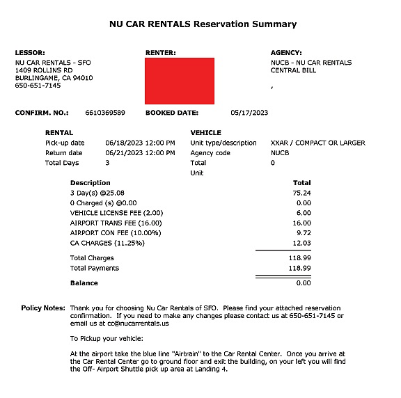 NU Car Rental Reviews - 42 Reviews of Nucarrentals.com | Sitejabber