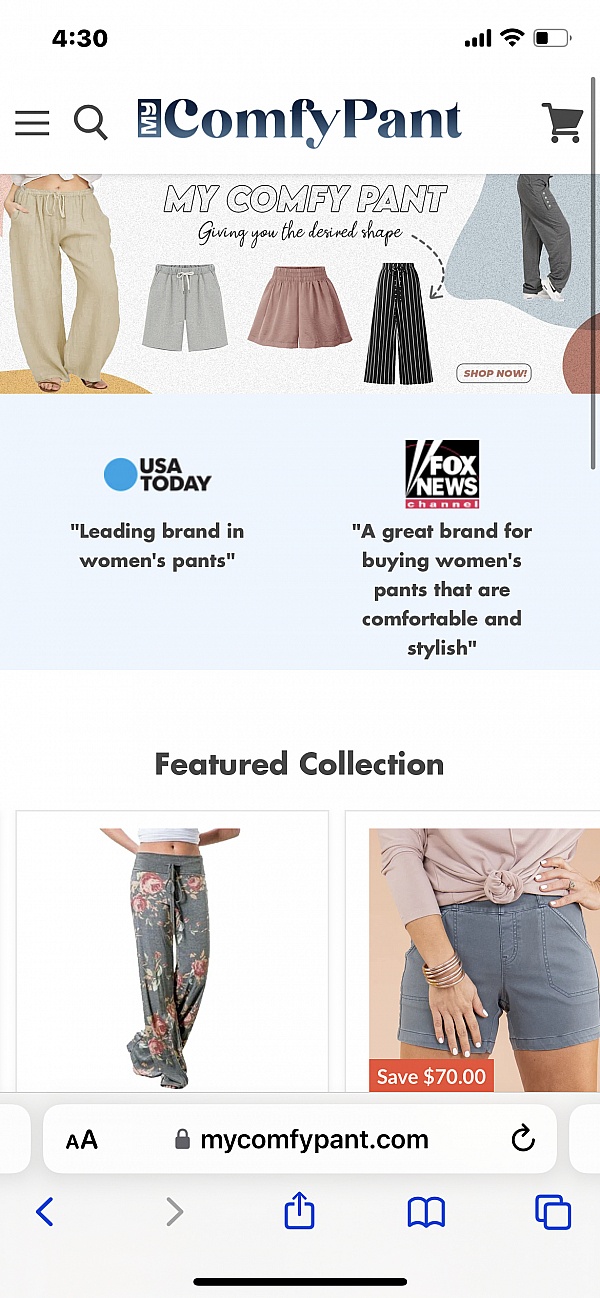 Women's Comfy Pants Reviews - 65 Reviews of Mycomfypants.com | Sitejabber