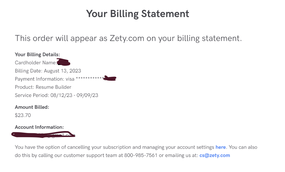 Zety Reviews - 134 Reviews of Zety.com | Sitejabber