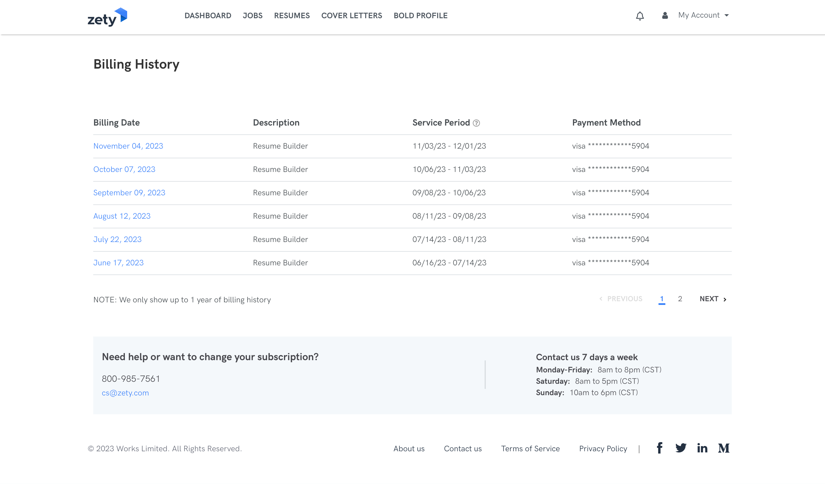 Zety Reviews - 156 Reviews of Zety.com | Sitejabber