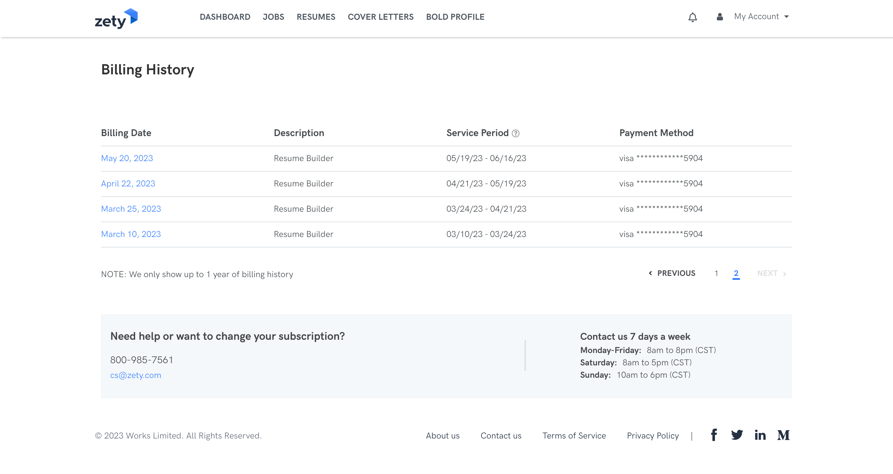 Zety Reviews - 156 Reviews of Zety.com | Sitejabber