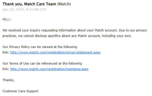 Match Reviews - 1,213 Reviews of Match.com | Sitejabber