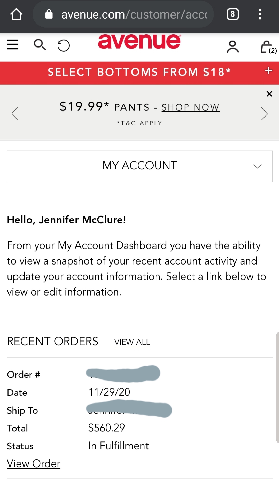 Avenue Reviews - 131 Reviews of Avenue.com | Sitejabber