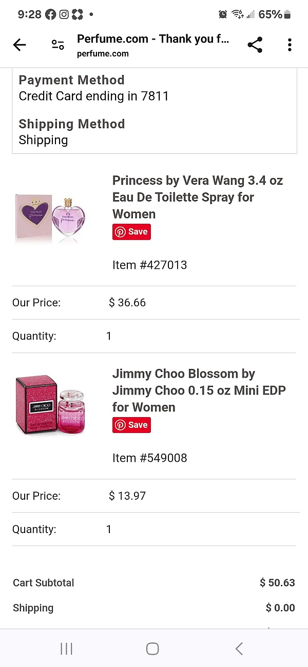 Perfume.com Reviews - 8,233 Reviews of Perfume.com | Sitejabber