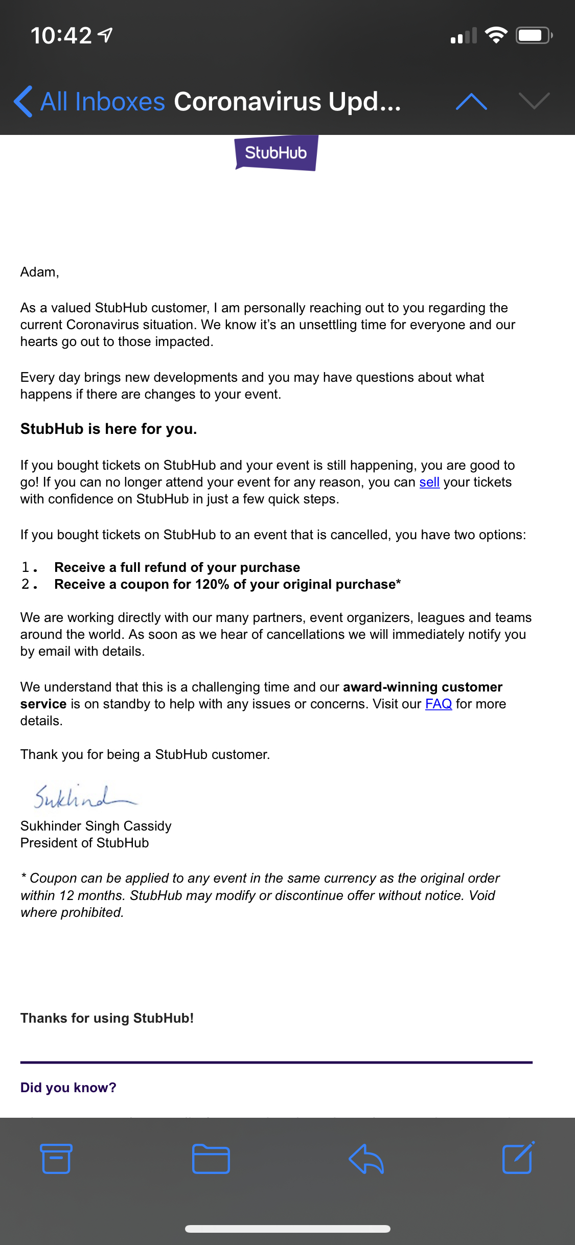 StubHub Reviews - 688 Reviews of Stubhub.com | Sitejabber