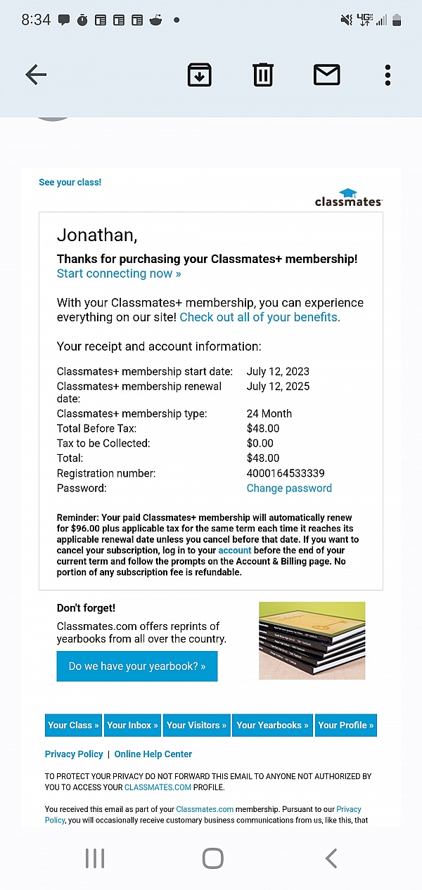 Classmates Reviews - 165 Reviews of Classmates.com | Sitejabber