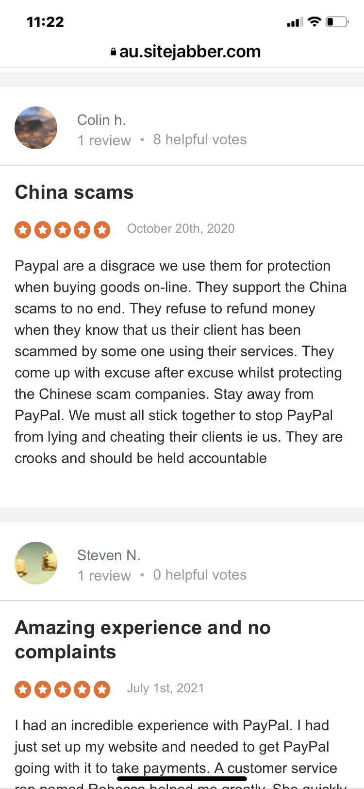 PayPal Reviews - 2,131 Reviews of Paypal.com | Sitejabber