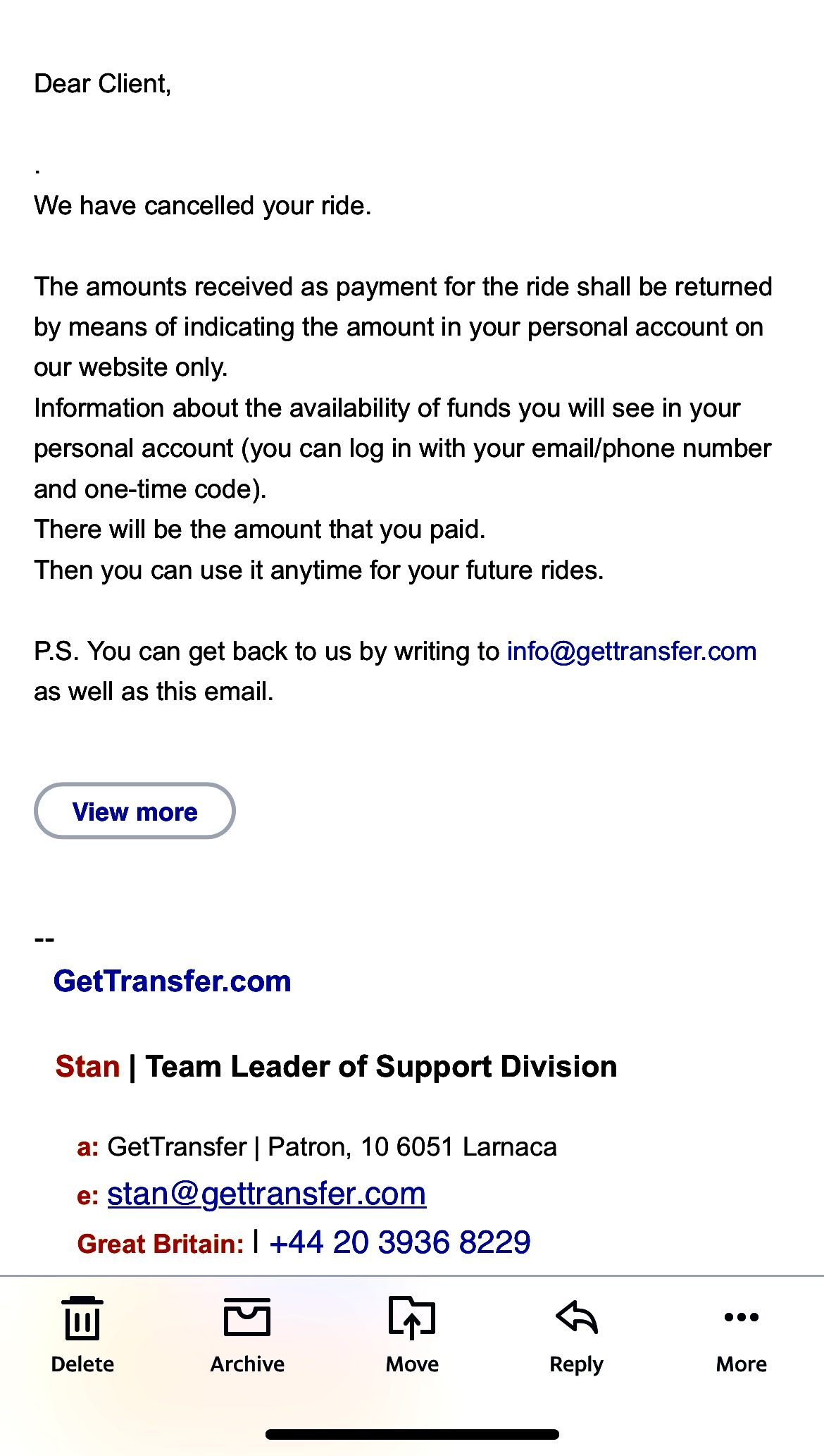 Gettransfer Reviews - 540 Reviews of Gettransfer.com | Sitejabber